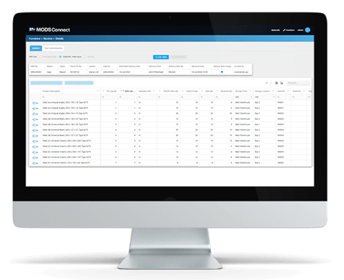 Efficient Materials Management Software | MODS Connect Materials Software